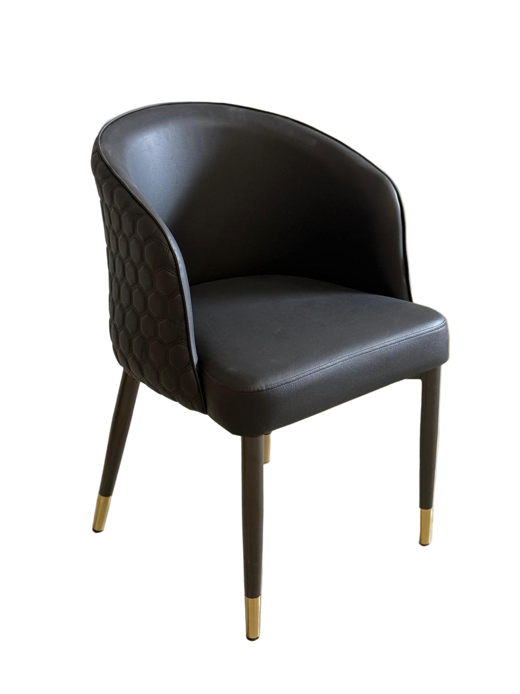 Honeycomb Leather Barrel-Back Chairs | Locally Made | Catering ...